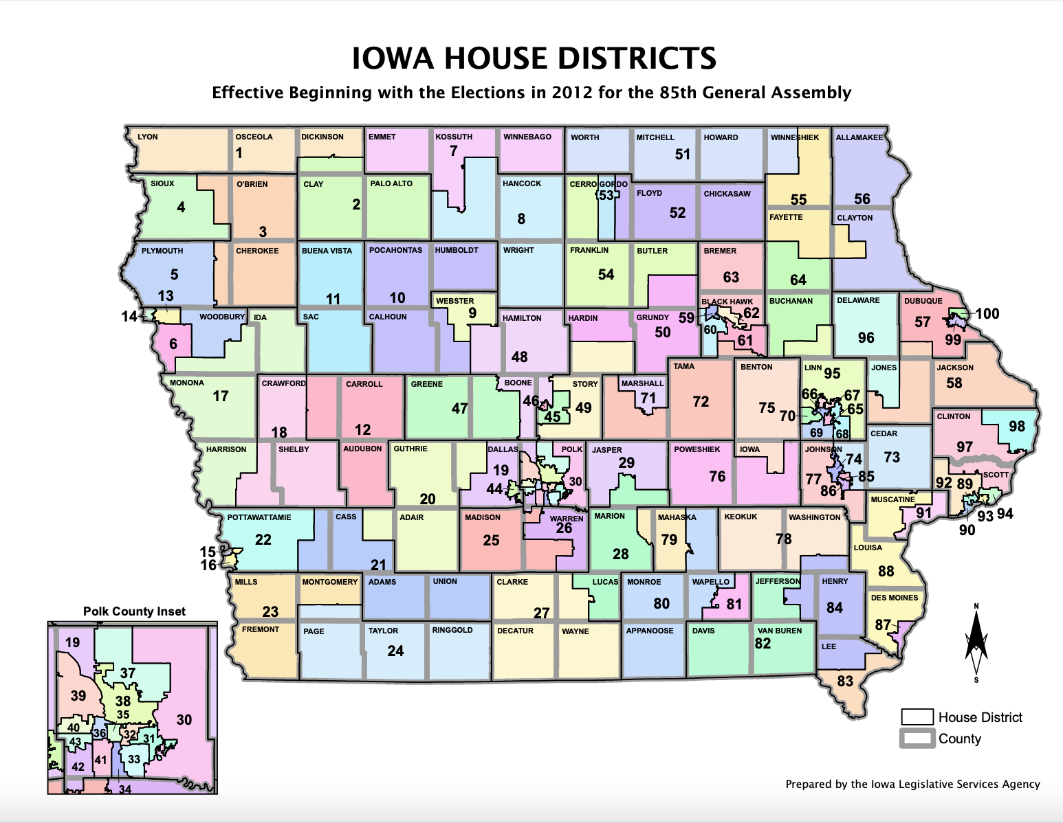 A Look At The Second Redistricting Map | The Iowa Torch
